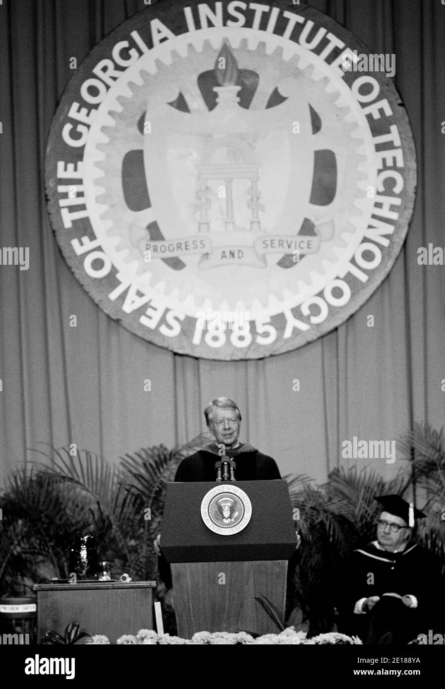 Jimmy and rosalynn carter habitat Black and White Stock Photos & Images ...