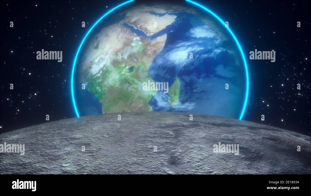 Earth moon close up nasa hi-res stock photography and images - Alamy