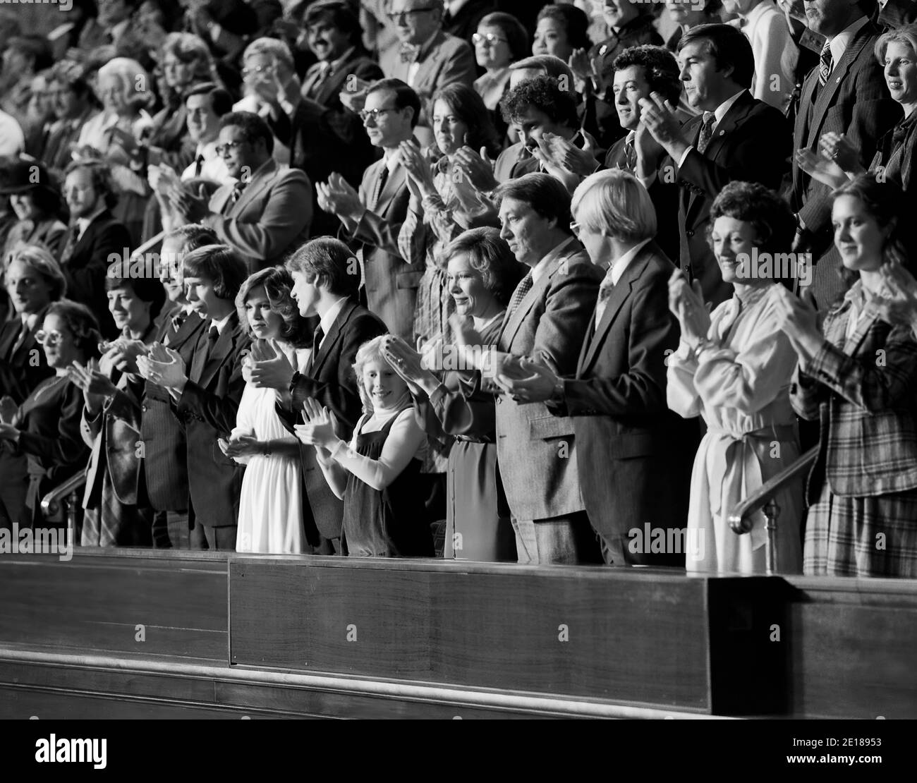 Jimmy and rosalynn carter habitat Black and White Stock Photos & Images ...