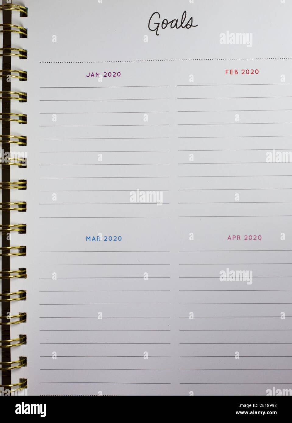 Planner book hi-res stock photography and images - Alamy