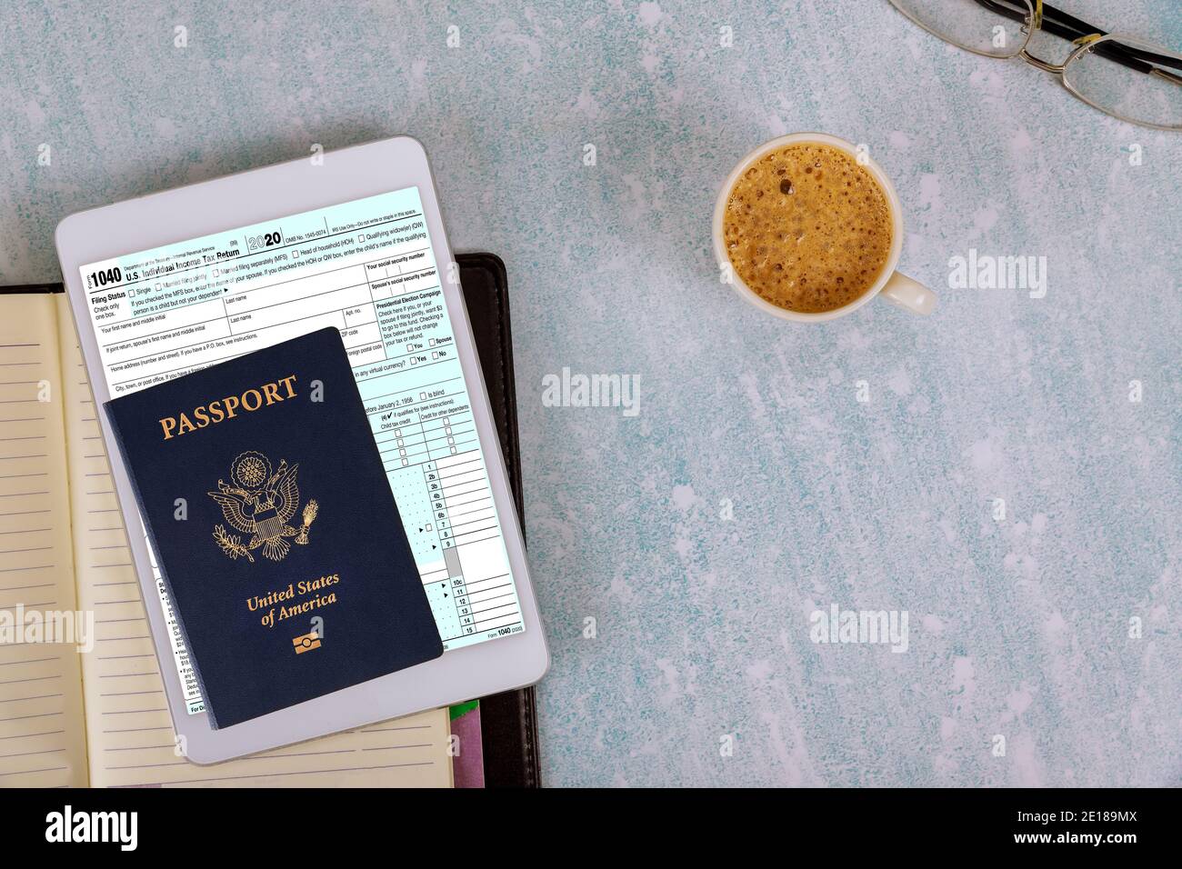 Preparation application individual Income Tax date time return form ...