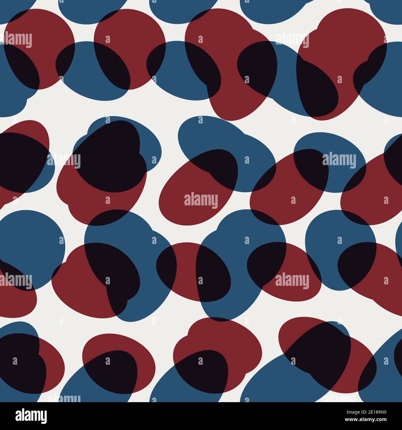 Seamless abstract pattern in red blue black white Stock Photo - Alamy