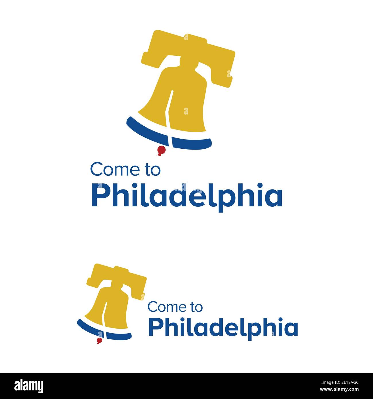 Liberty bell philadelphia tourist Stock Vector Images - Alamy