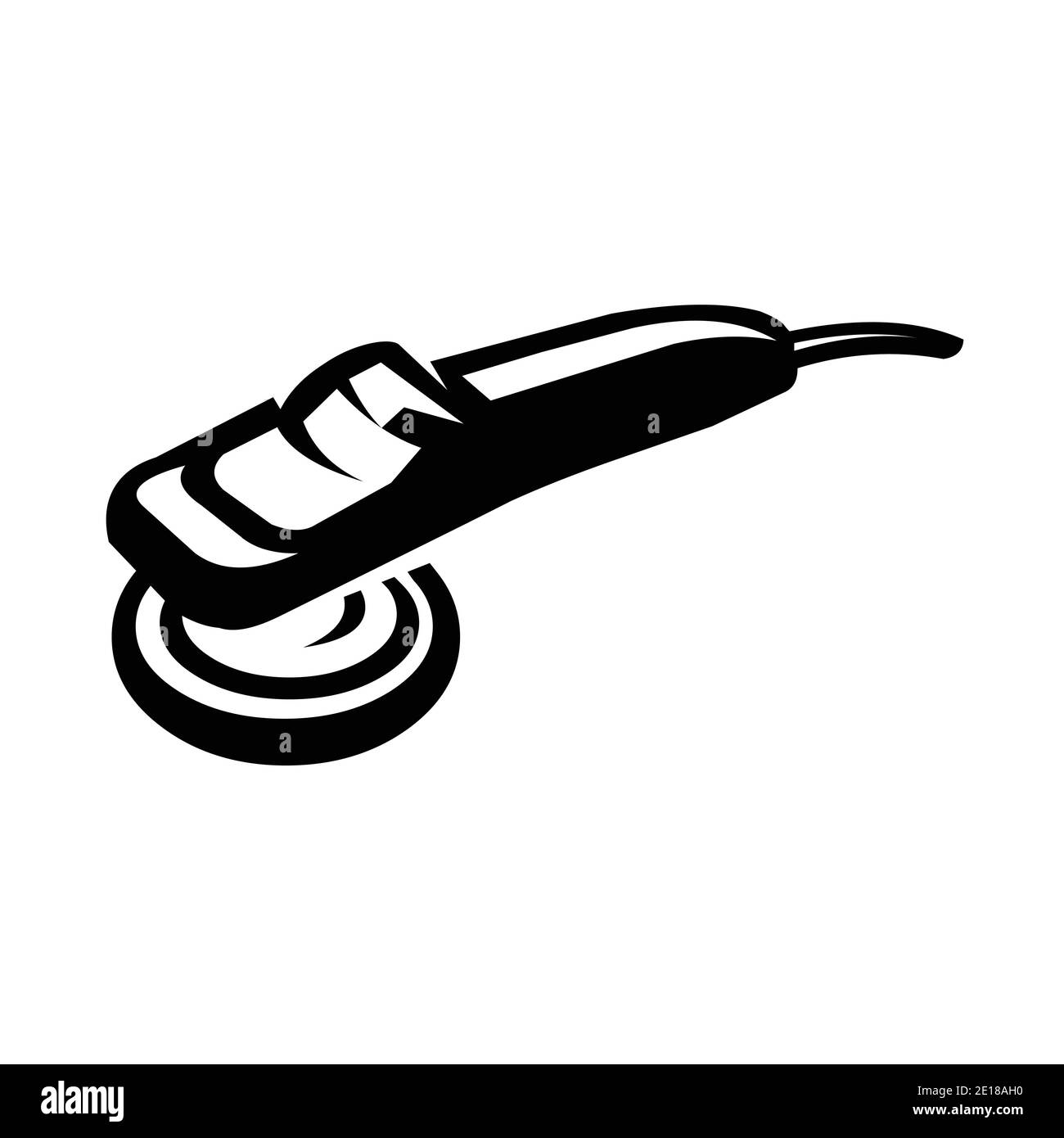 Detailing machine. detailer polisher machine vector image illustration ...