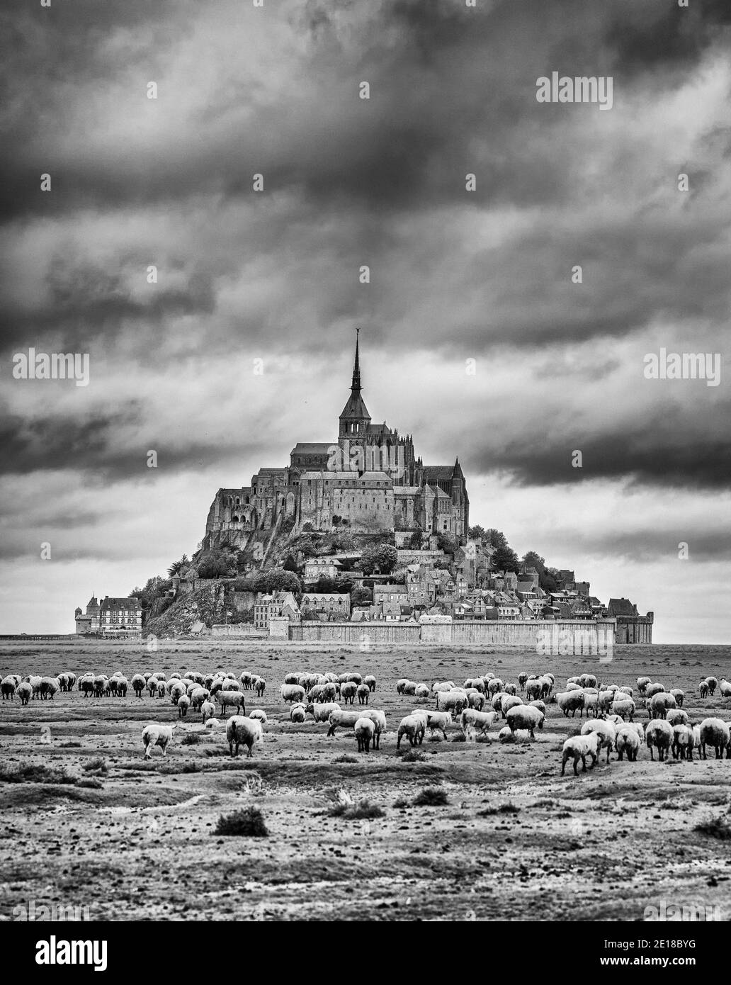 Mont St Michel Abbey in Normandy Stock Photo - Alamy