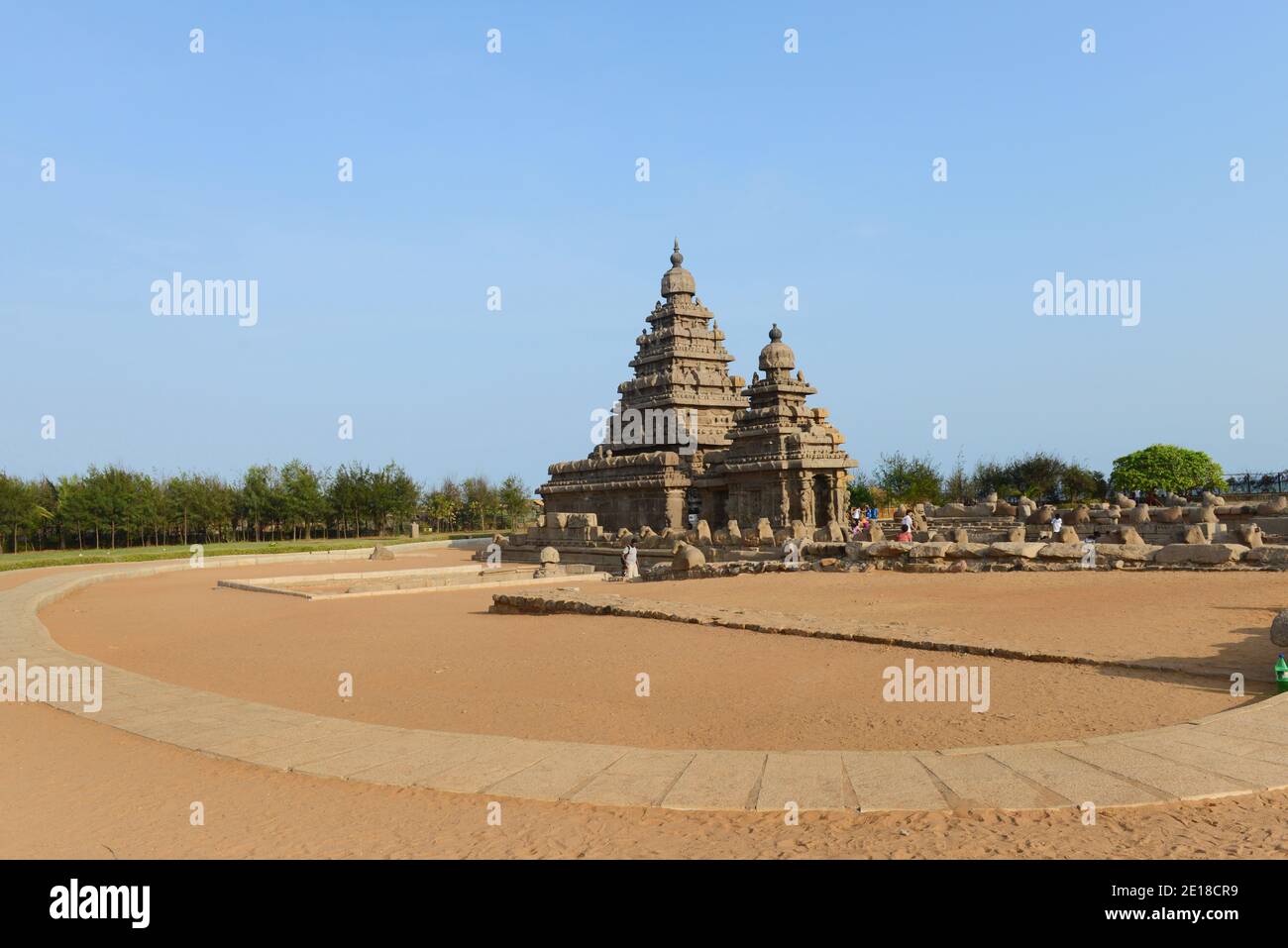The shore temple in Mahabalipuram, India Stock Photo - Alamy