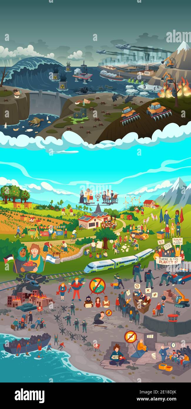 Human Migration Cartoon