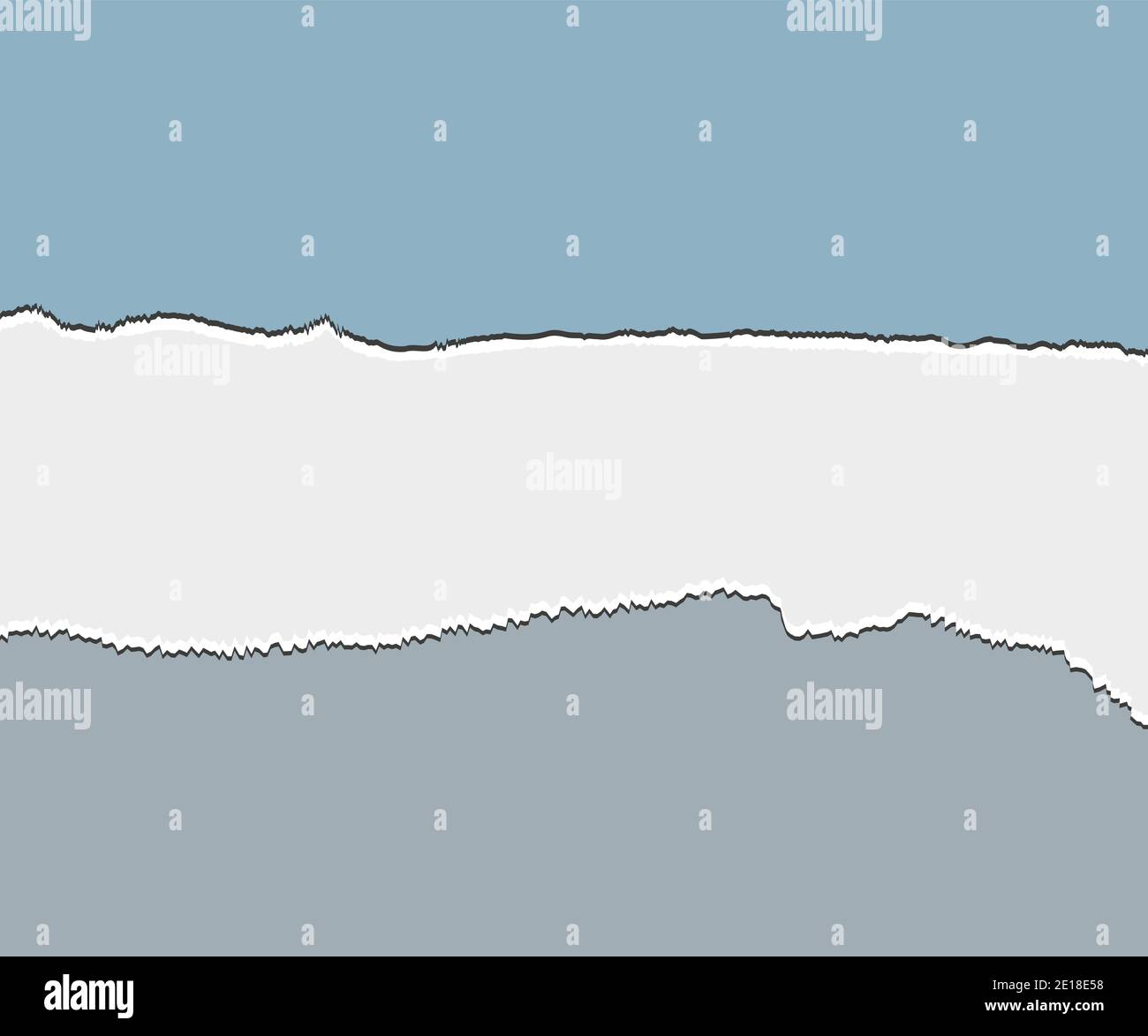 Blue torn paper black hi-res stock photography and images - Alamy