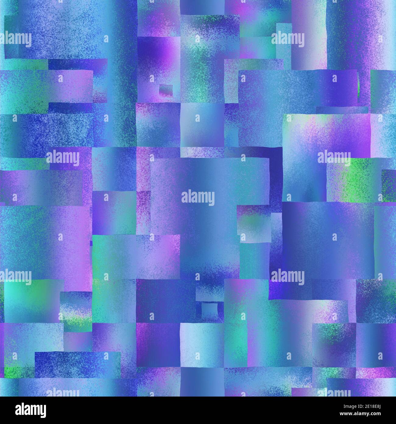 Seamless rectangle geo tile mosaic pattern swatch Stock Photo - Alamy