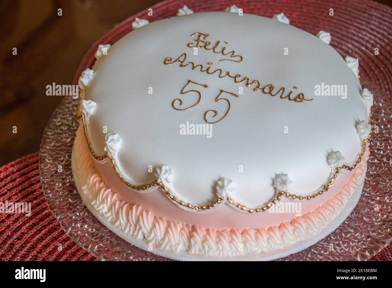 Birthday cake candles number 55 hi-res stock photography and images - Alamy