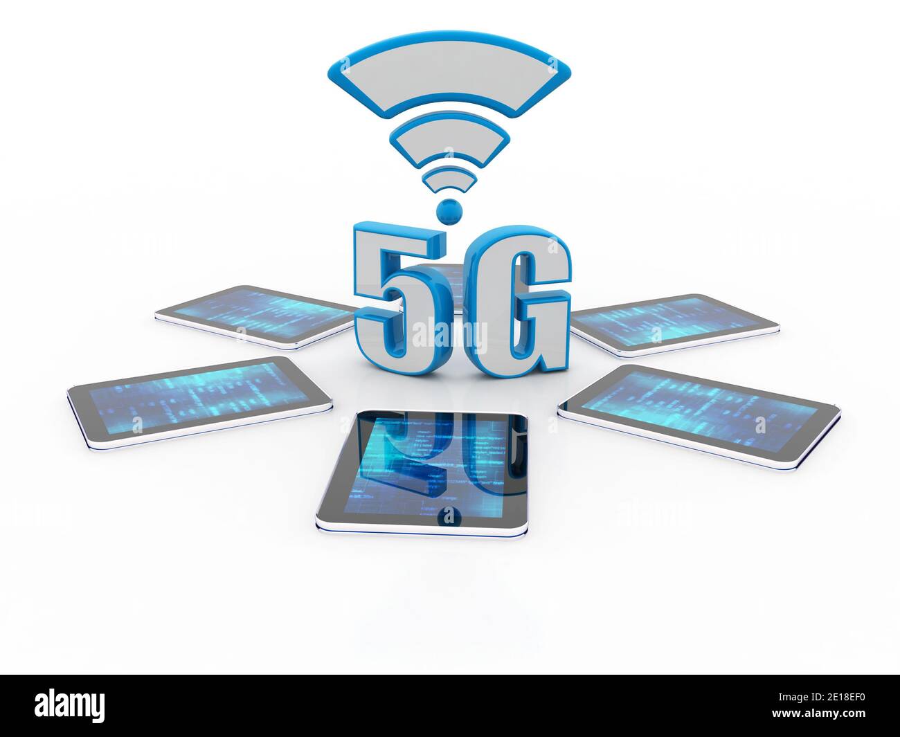 5G Network internet concept background, 5th generation of internet, 5G ...