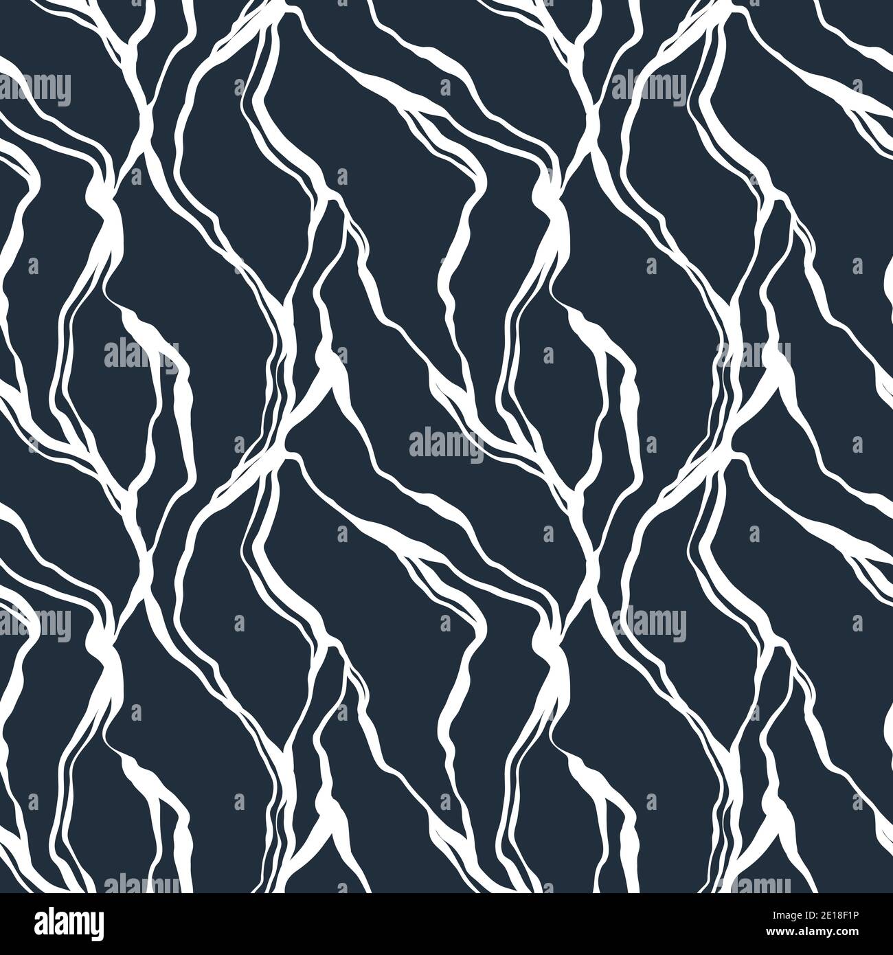 Seamless hand drawn ink pattern. Creative endless background with blots ...