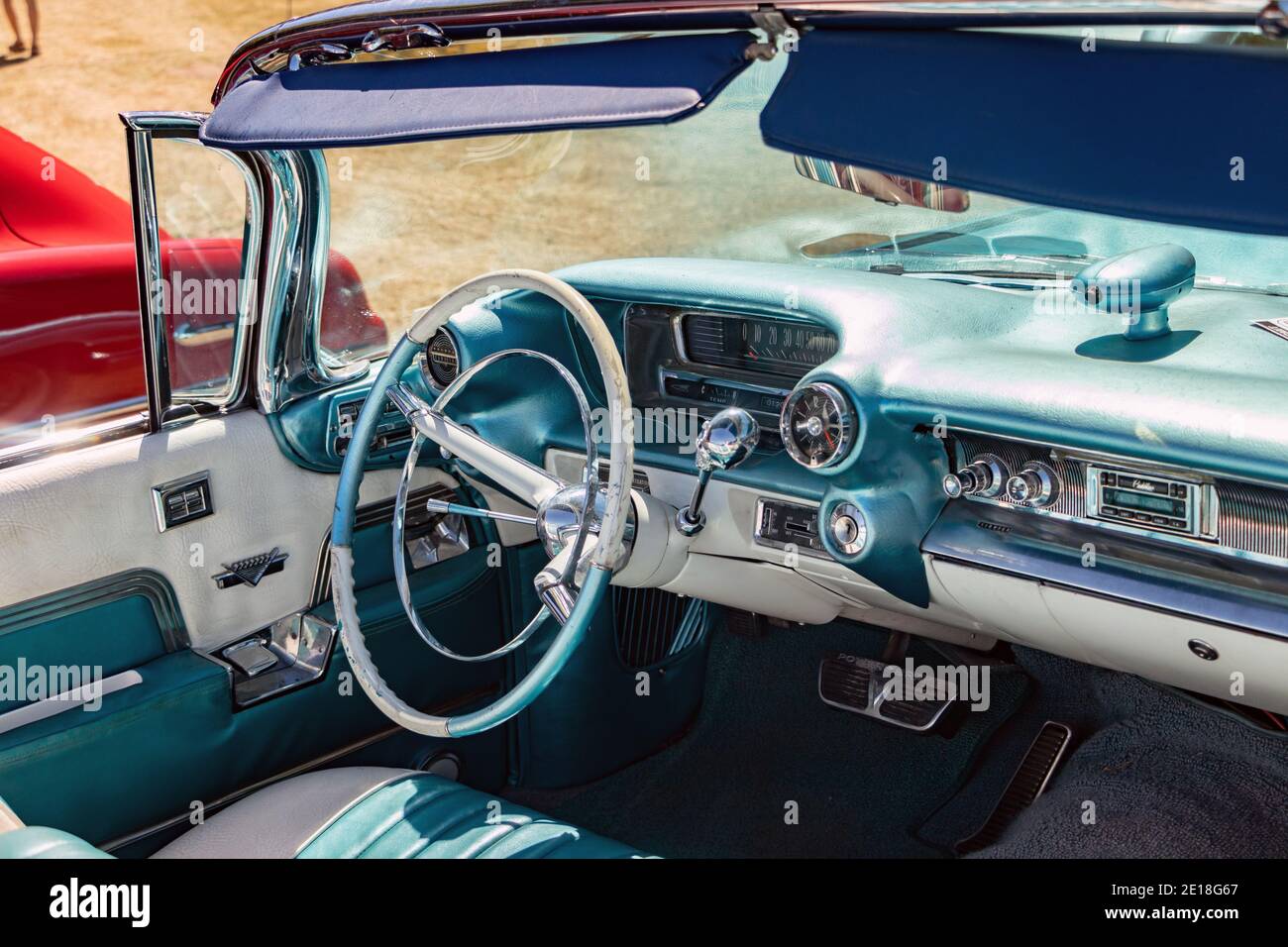 1950s American Car Interior High Resolution Stock Photography and ...