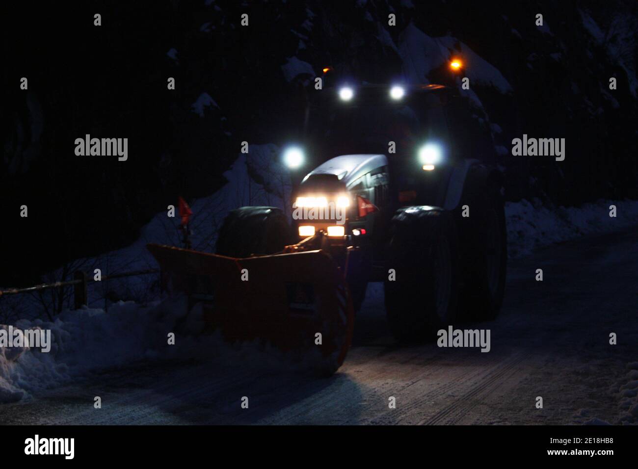 Work Snowcat Tractor Machine Plow High Resolution Stock Photography and ...