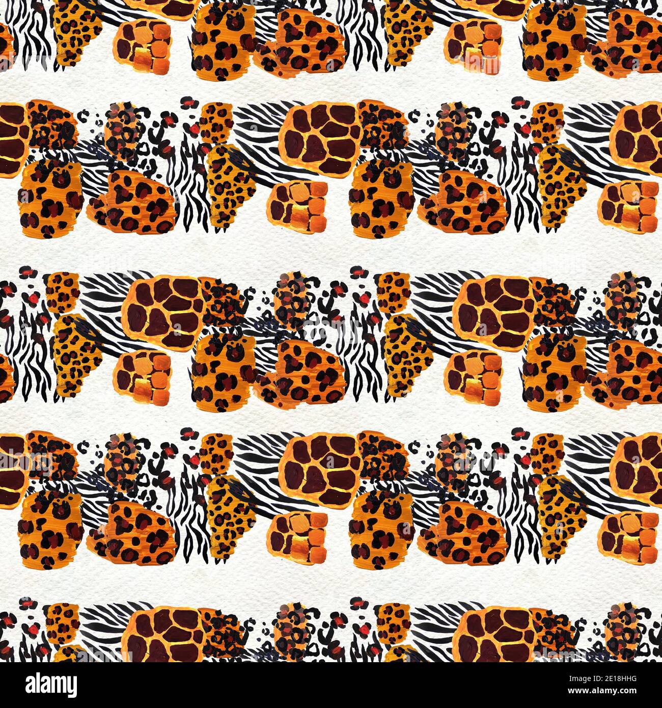 Animal mix print seamless pattern. Abstract background Stock Photo - Alamy