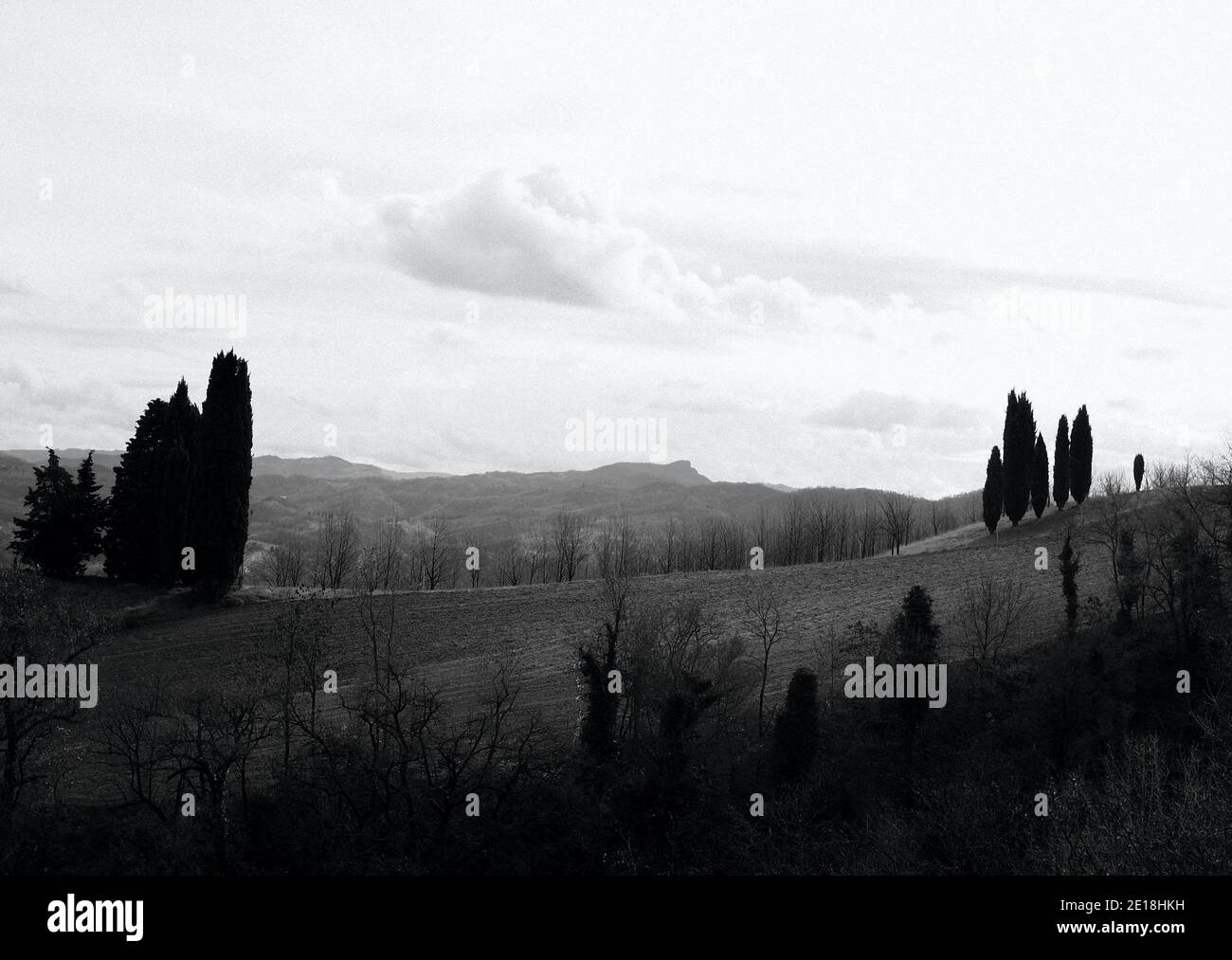 Italian country view Stock Photo - Alamy