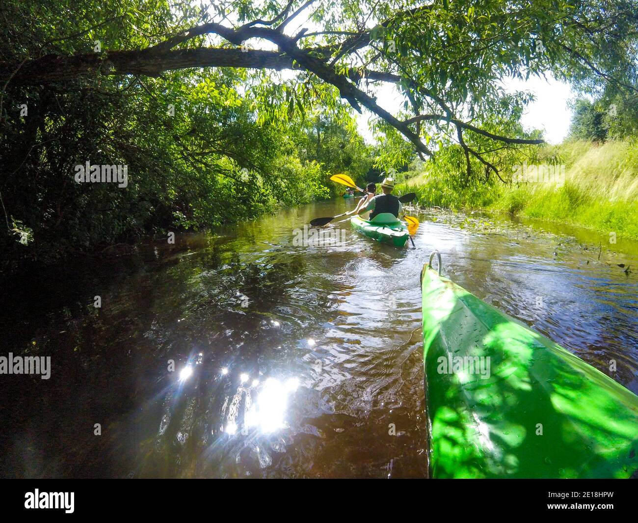 Canoeing in natural environment hi-res stock photography and images - Alamy