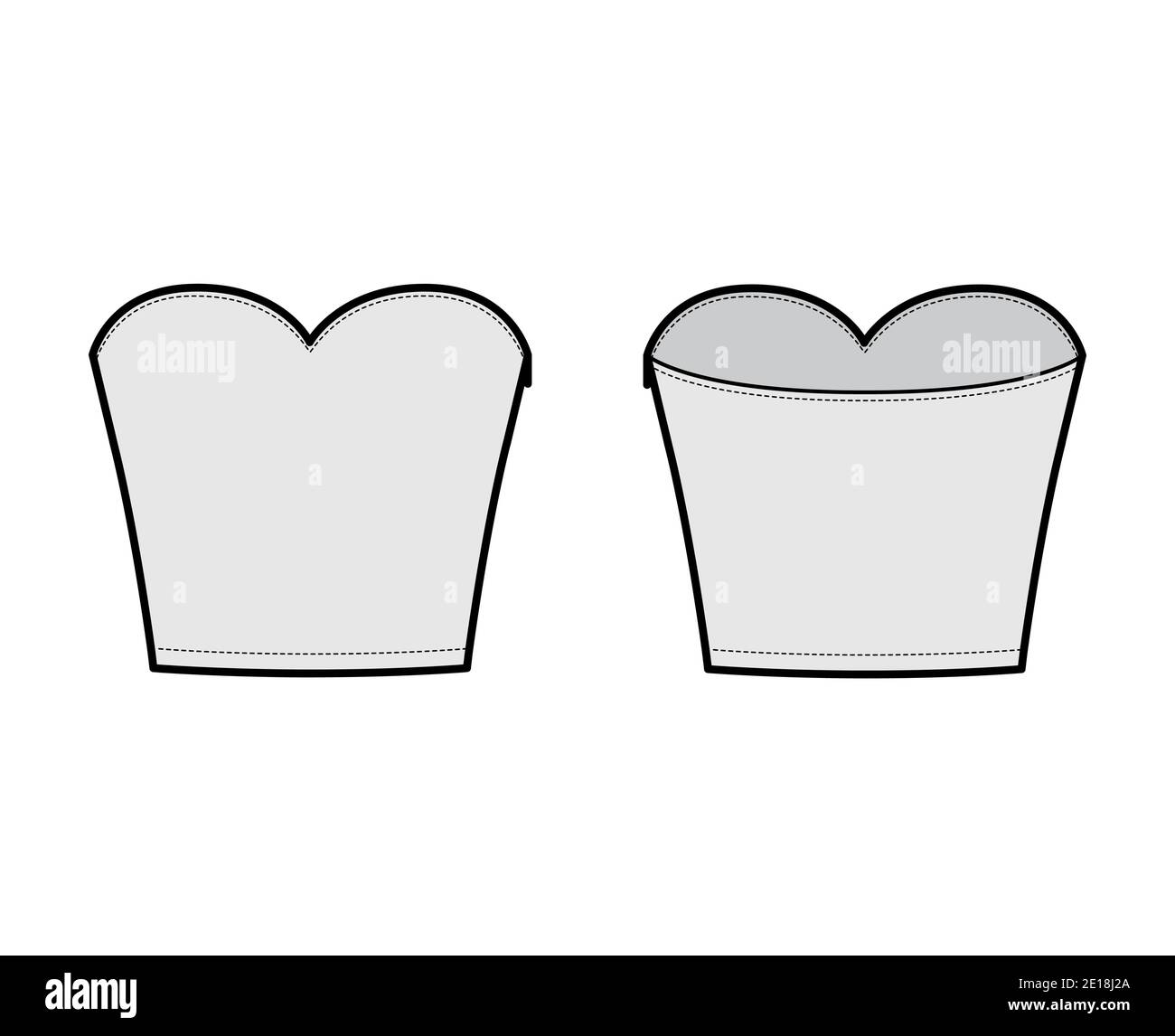 Strapless top Cut Out Stock Images & Pictures - Alamy