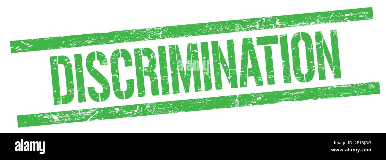 Discrimination text Cut Out Stock Images & Pictures - Alamy