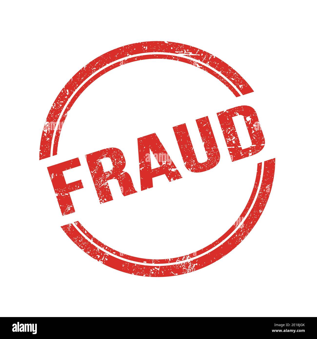 Fraud red round stamp hi-res stock photography and images - Alamy