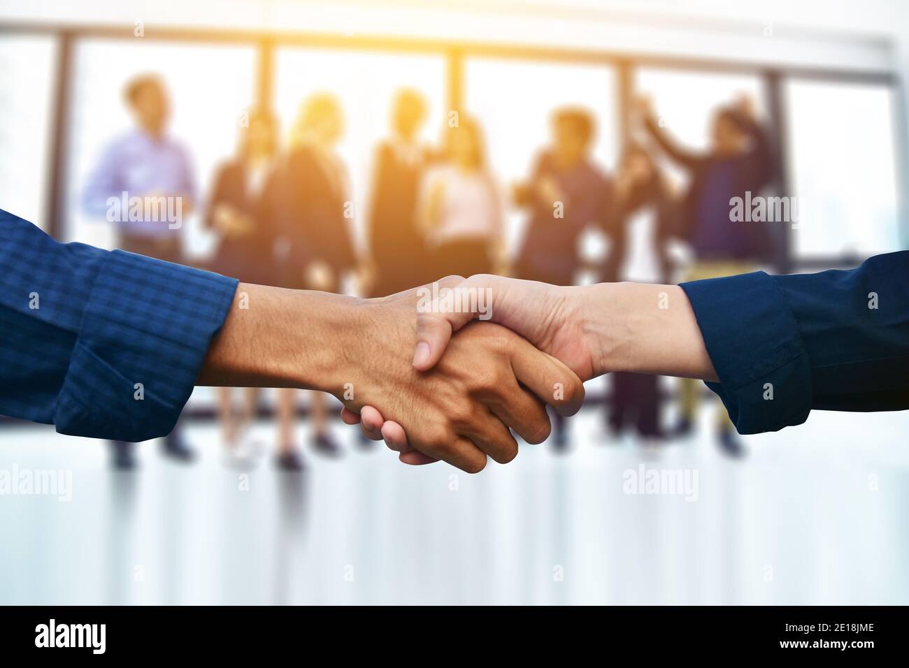 Close up people hands shake business partnership success,Shake hand ...