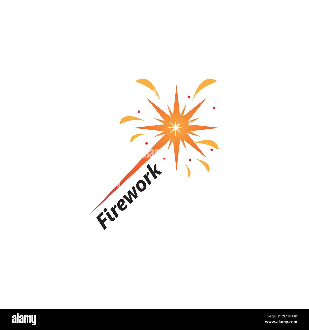 Firework logo vector template illustration Stock Vector Image & Art - Alamy