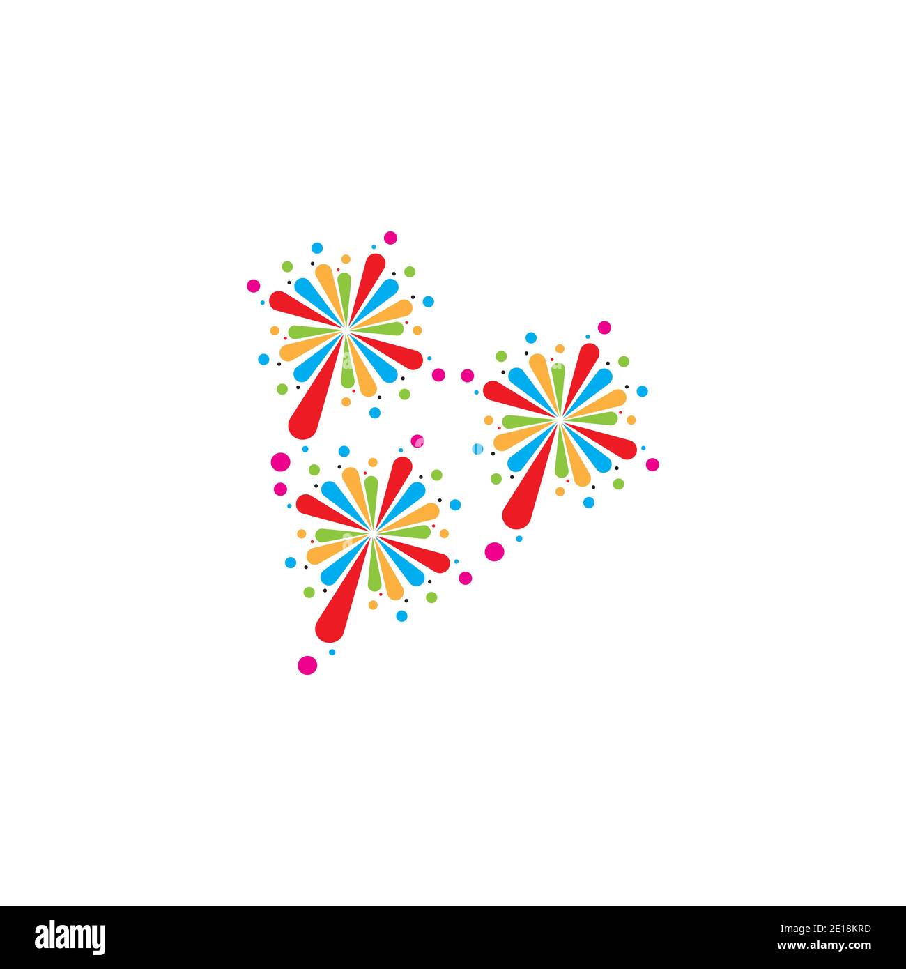 Firework logo vector template illustration Stock Vector Image & Art - Alamy