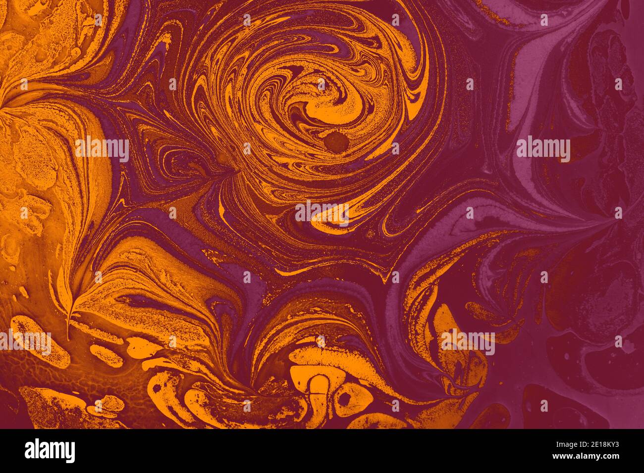 Abstract creative marble pattern texture. Traditional art of Ebru ...