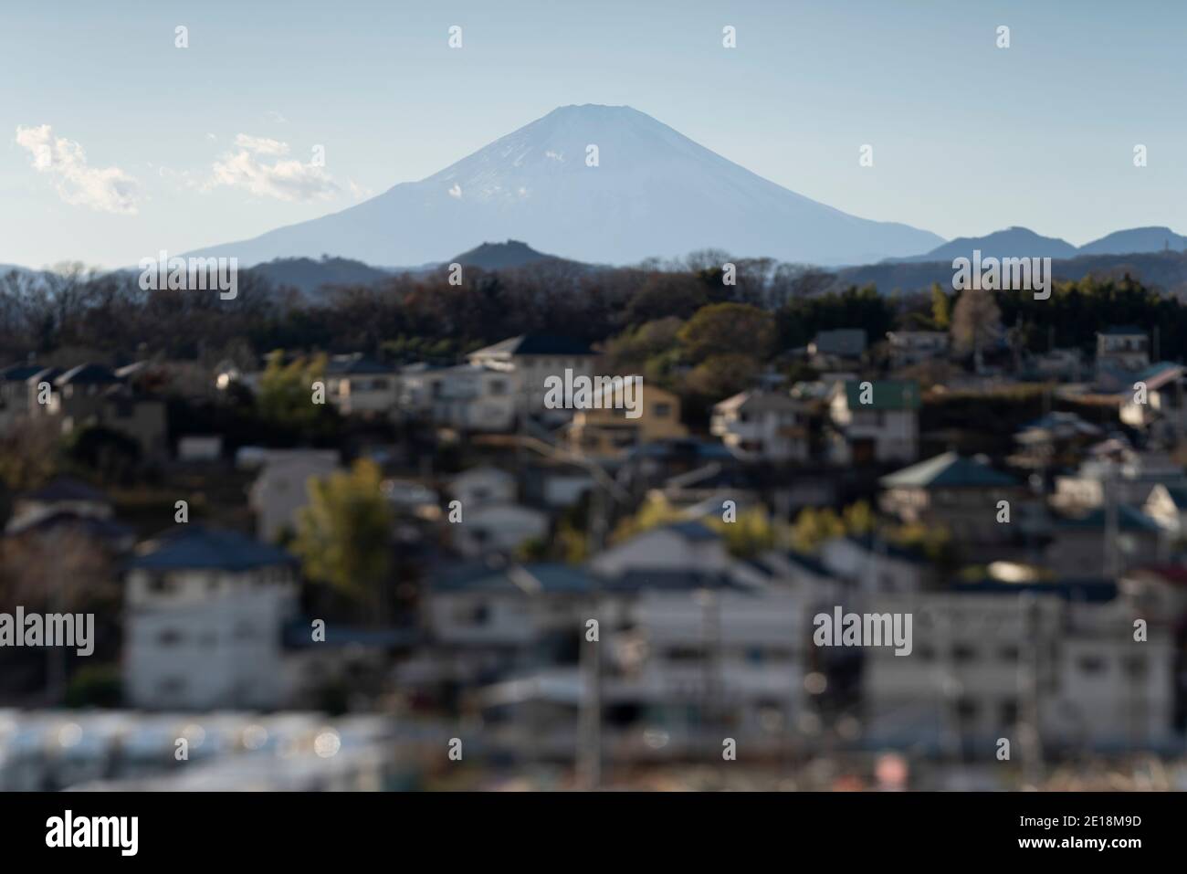 Mt.Fuji view from Hiratsuka City, Kanagawa Prefecture, Japan Stock ...