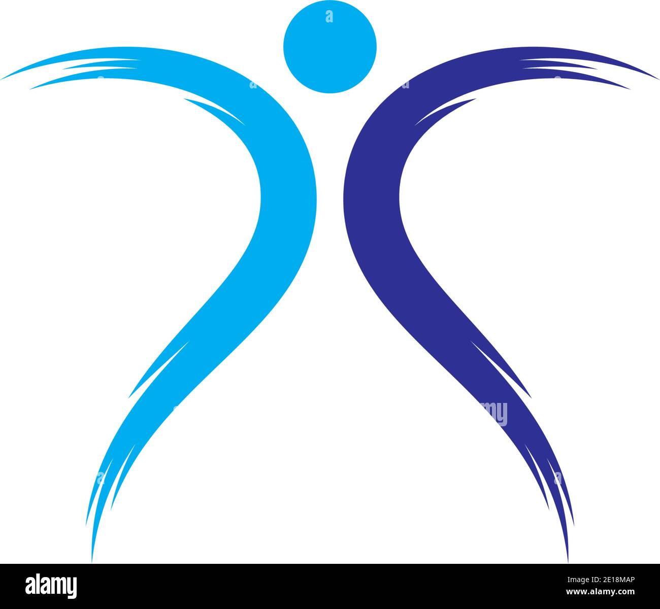 Human character logo sign,Health care logo. Nature logo sign Stock ...