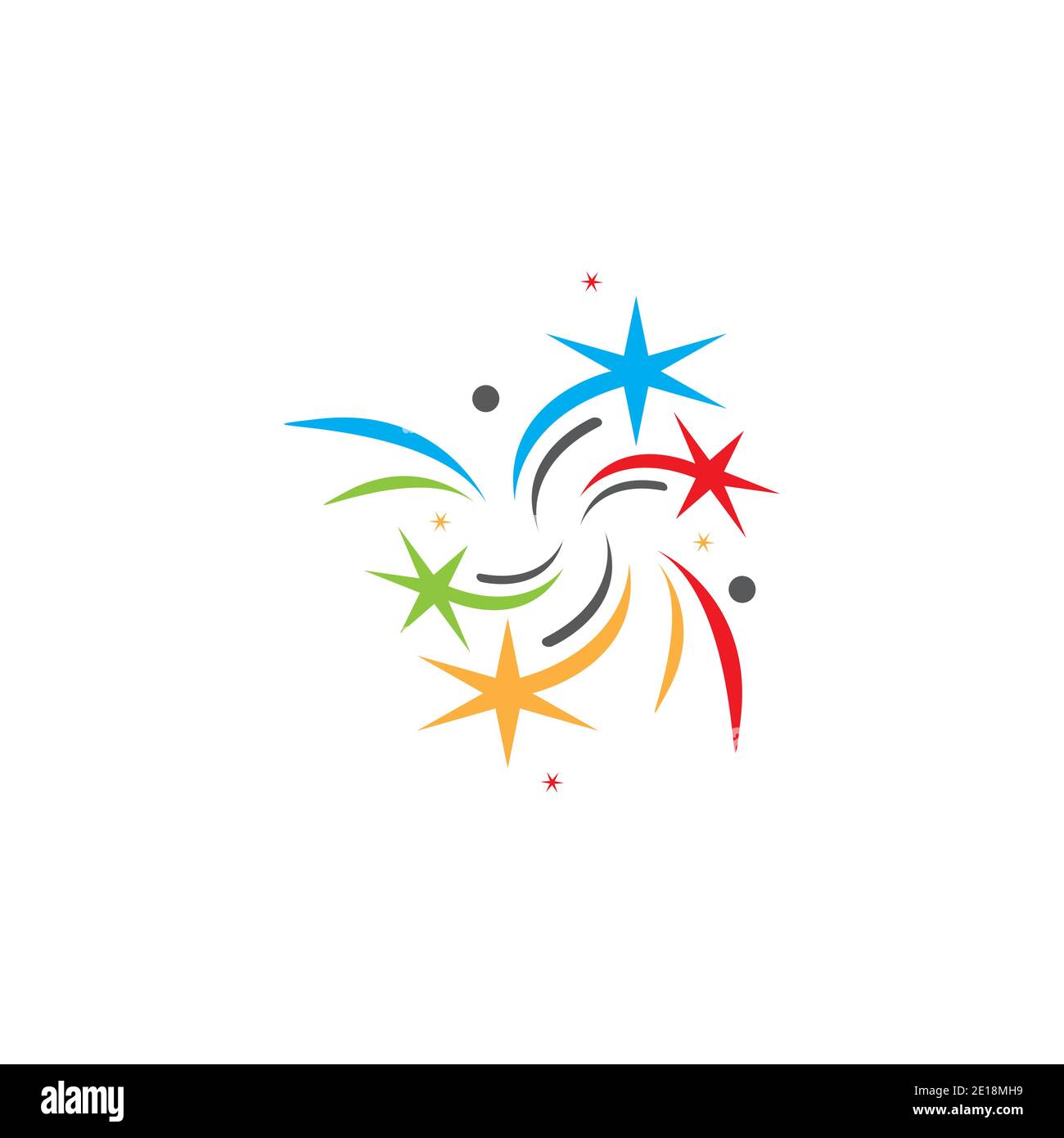 Firework logo hi-res stock photography and images - Alamy