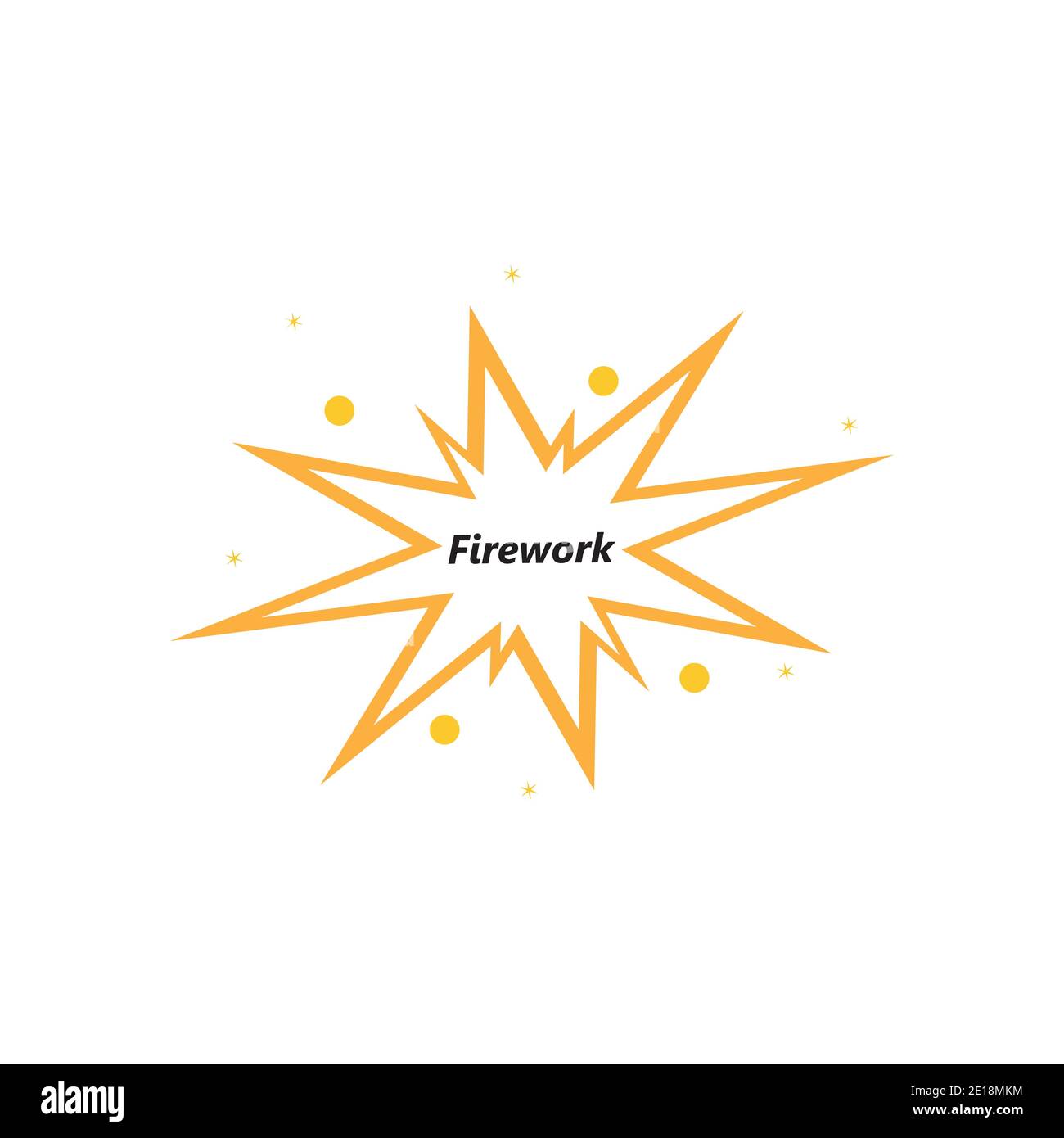 Firework logo hi-res stock photography and images - Alamy