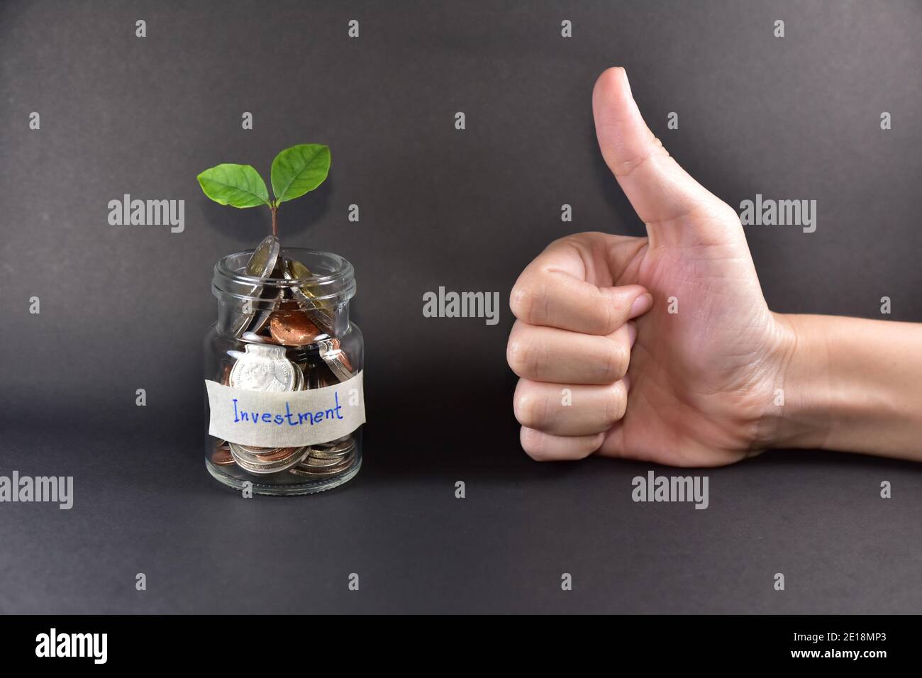 Money saving investment tree growth business market concept background ...