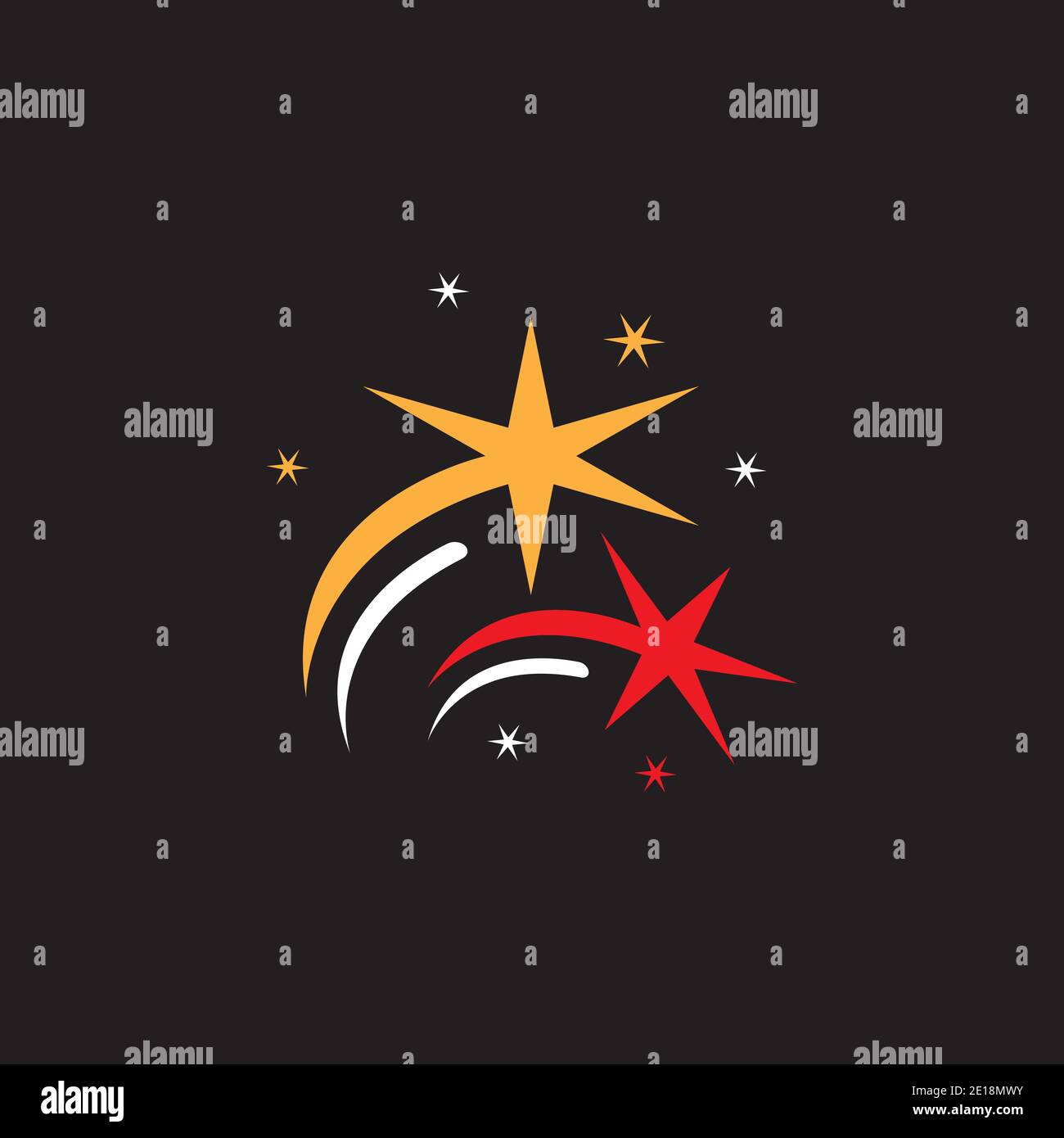 Firework logo vector template illustration Stock Vector Image & Art - Alamy