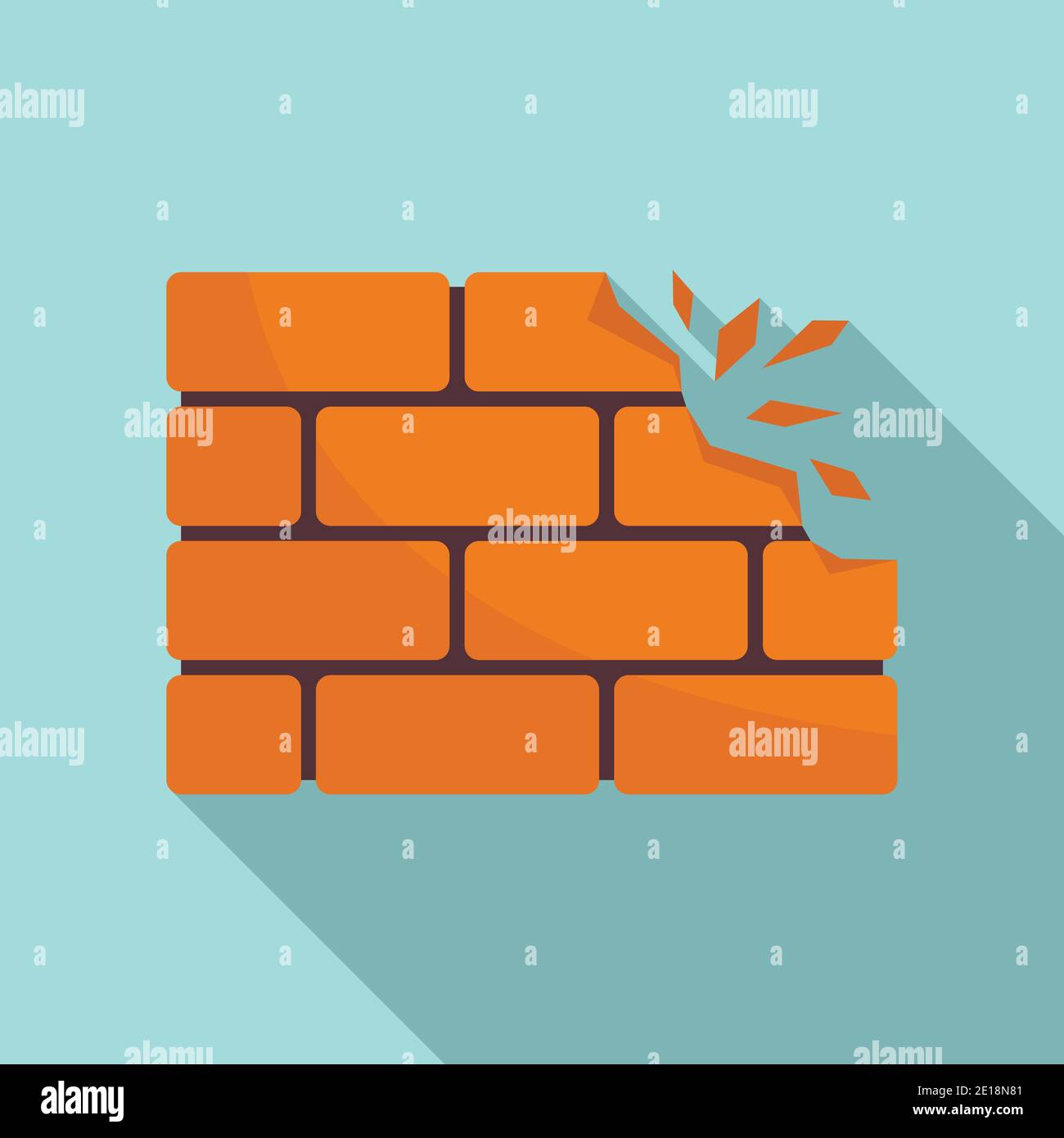 Smashed into pieces Stock Vector Images - Alamy