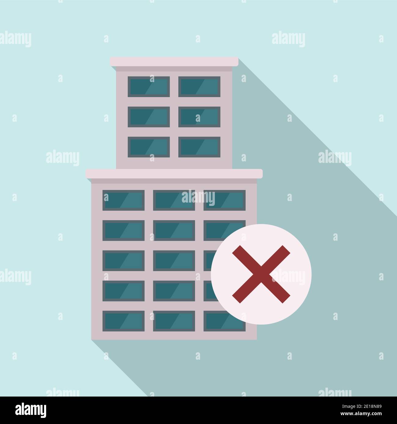 Demolition building icon, flat style Stock Vector Image & Art - Alamy