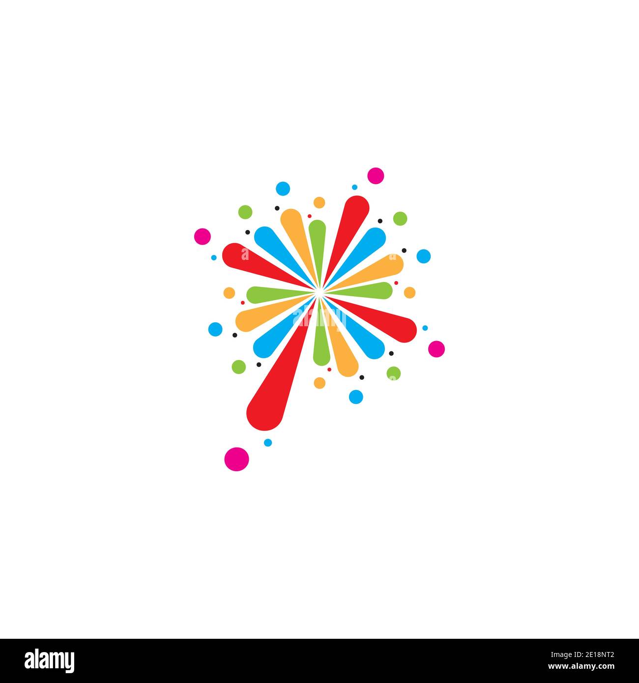 Firework logo vector template illustration Stock Vector Image & Art - Alamy