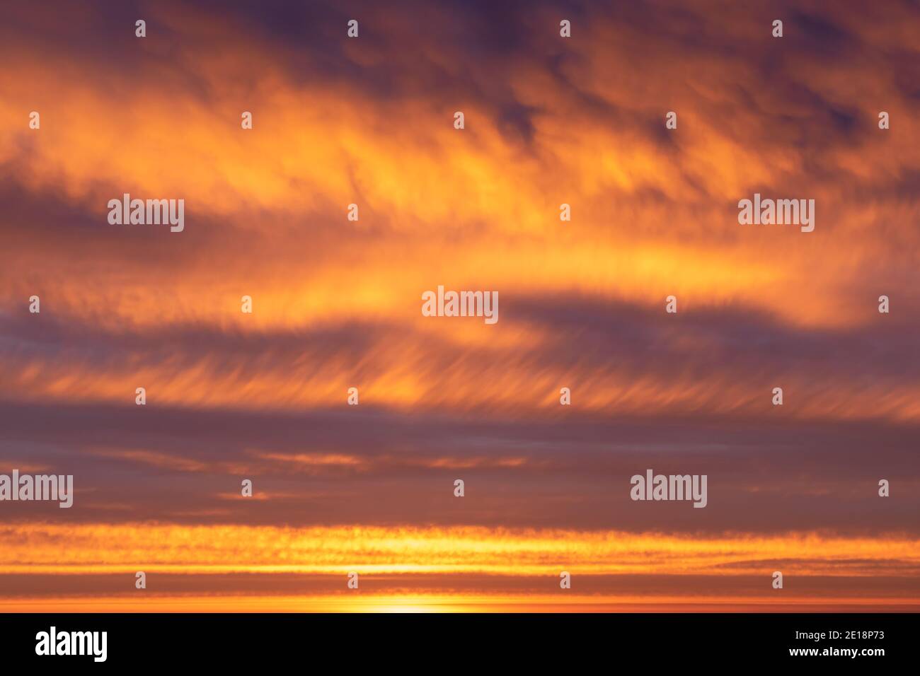 Dramatic apocalyptic sky background on summer sunrise Stock Photo - Alamy