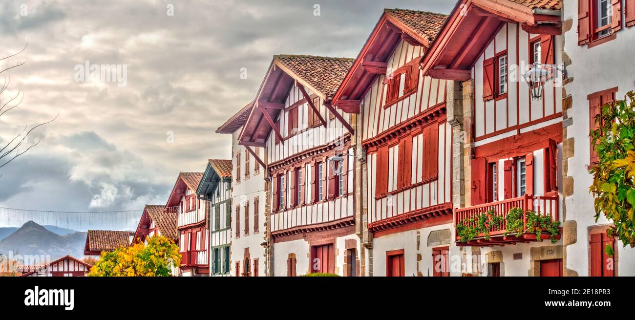 Ainhoa, Basque Country, HDR Image Stock Photo - Alamy