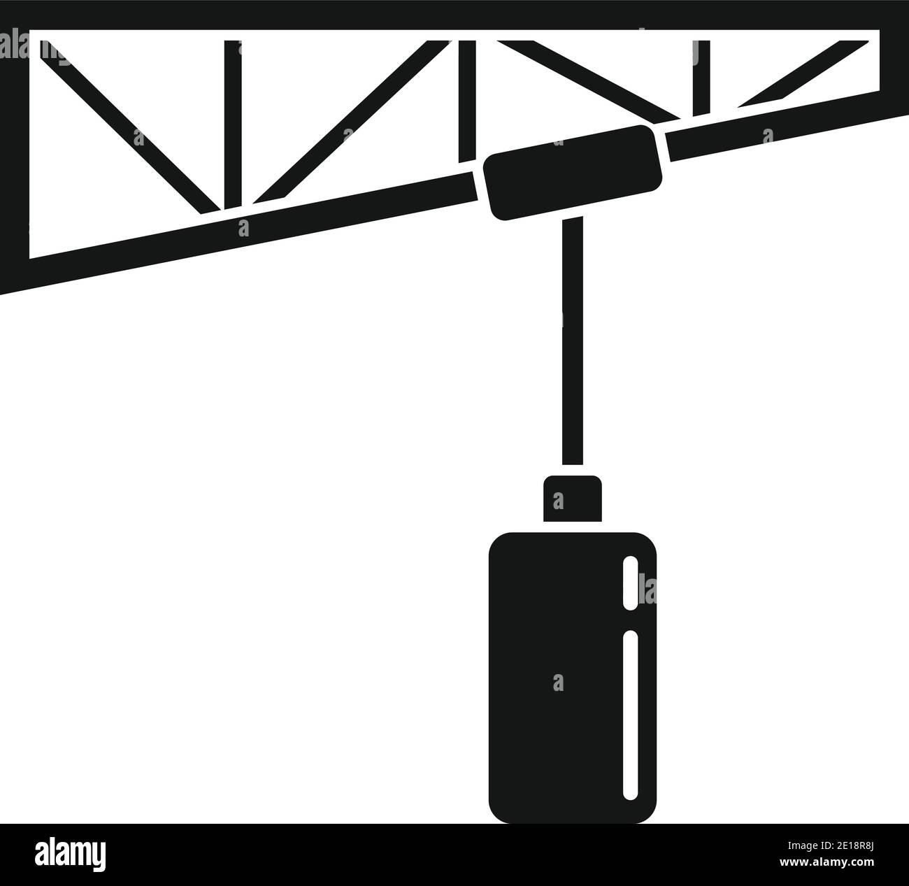 Demolition hand crane icon, simple style Stock Vector Image & Art - Alamy