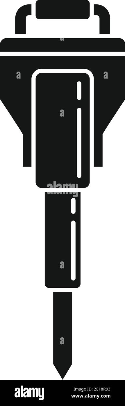 Electric hammer icon, simple style Stock Vector Image & Art - Alamy
