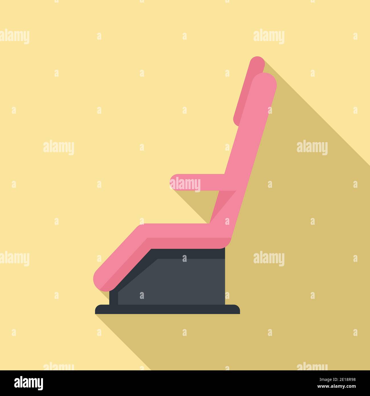 Manicurist chair icon, flat style Stock Vector Image & Art - Alamy
