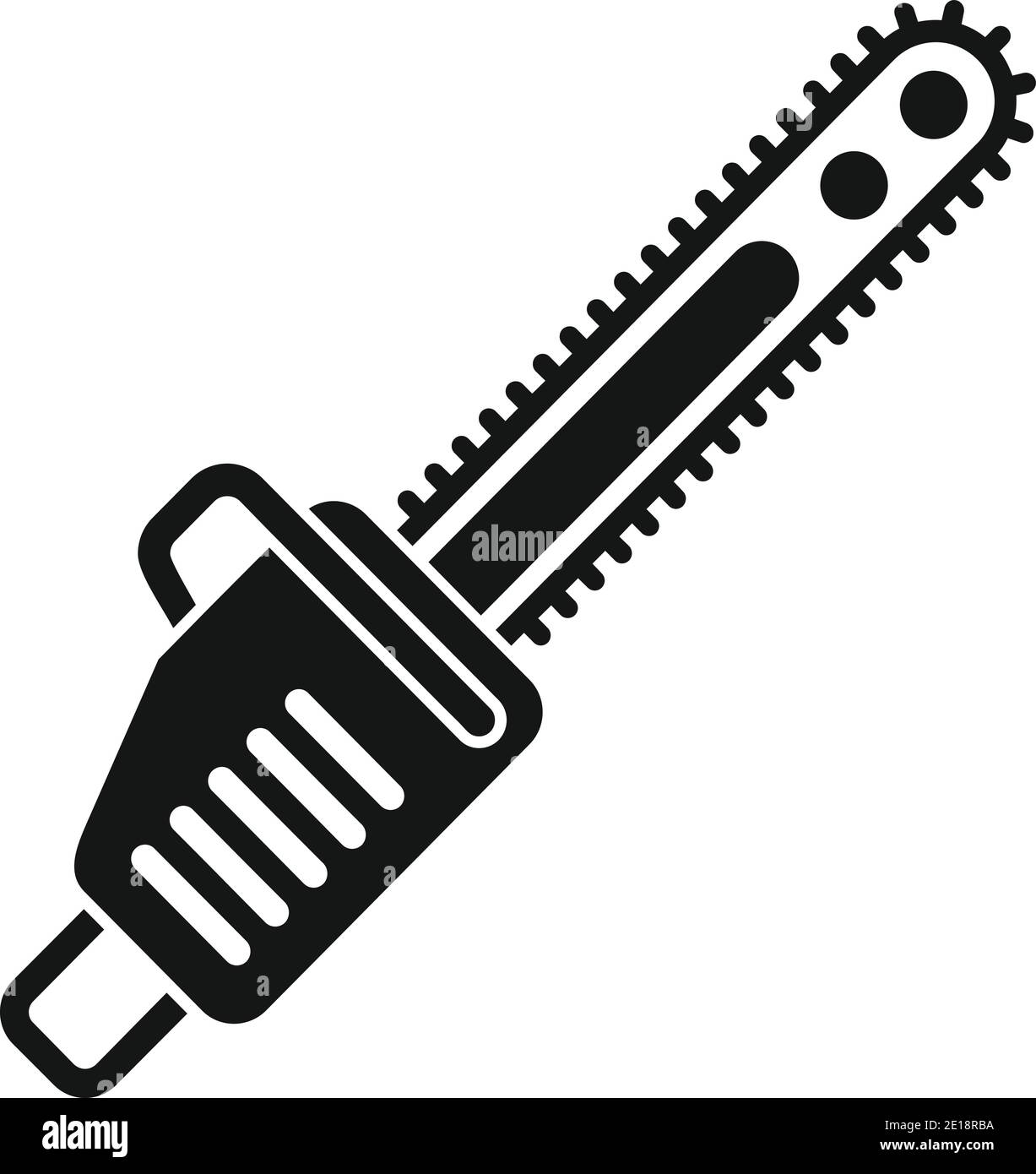 Chainsaw carpenter tool building Cut Out Stock Images & Pictures - Alamy