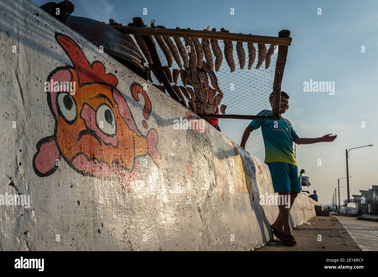 Drying fish vietnam hi-res stock photography and images - Alamy