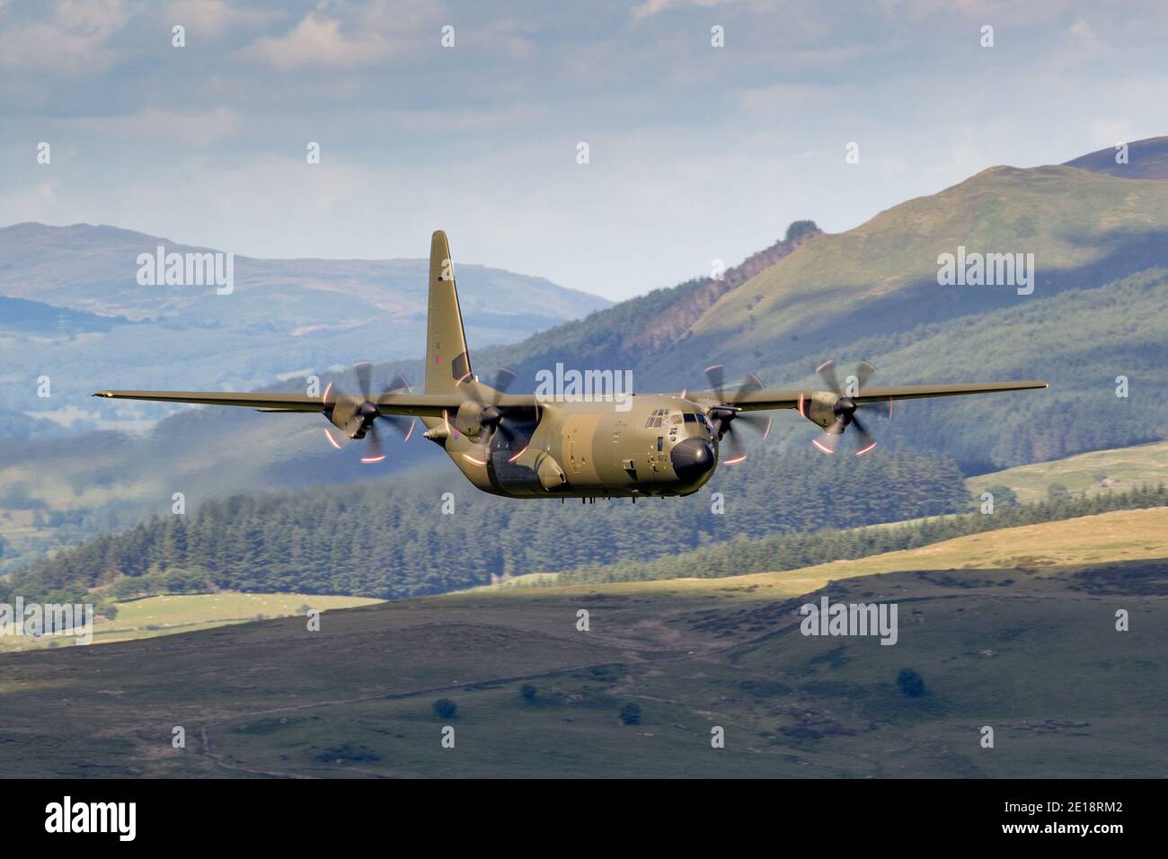 Mach loop raf hercules c 130 low level hi-res stock photography and images - Alamy