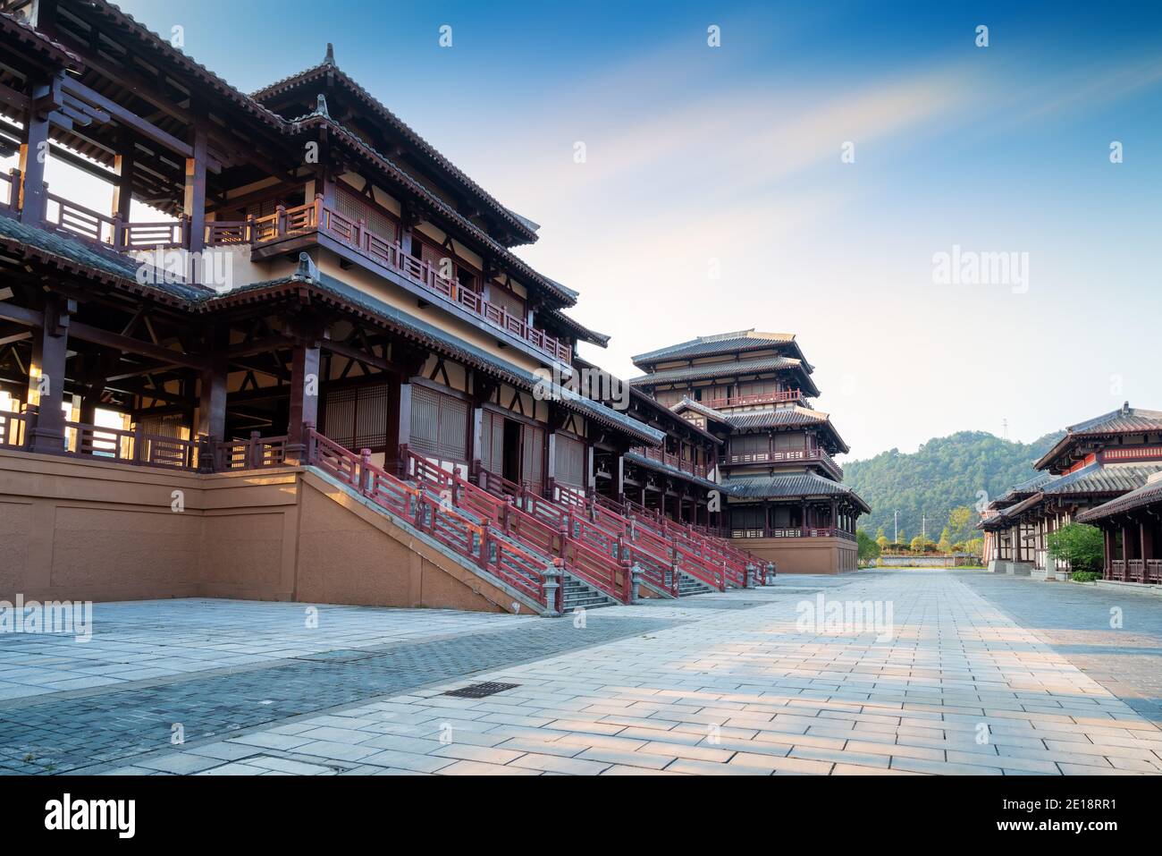 Qin and Han ancient city park, Guizhou, China Stock Photo - Alamy