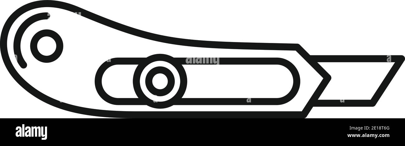 Cutter object icon, outline style Stock Vector Image & Art - Alamy