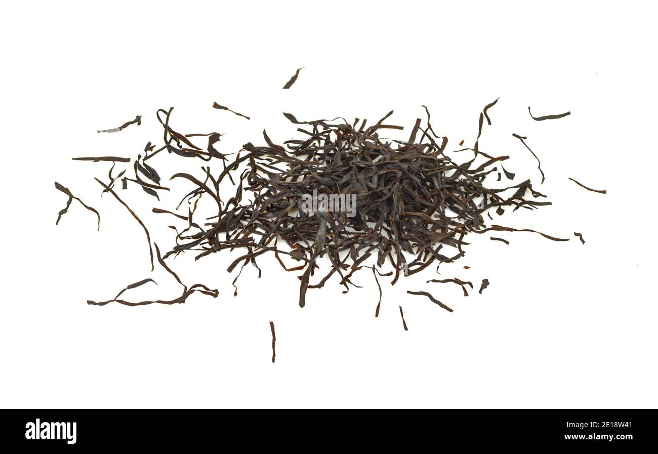 Arame. Dry seaweed isolated on white background. Sea vegetable Stock ...