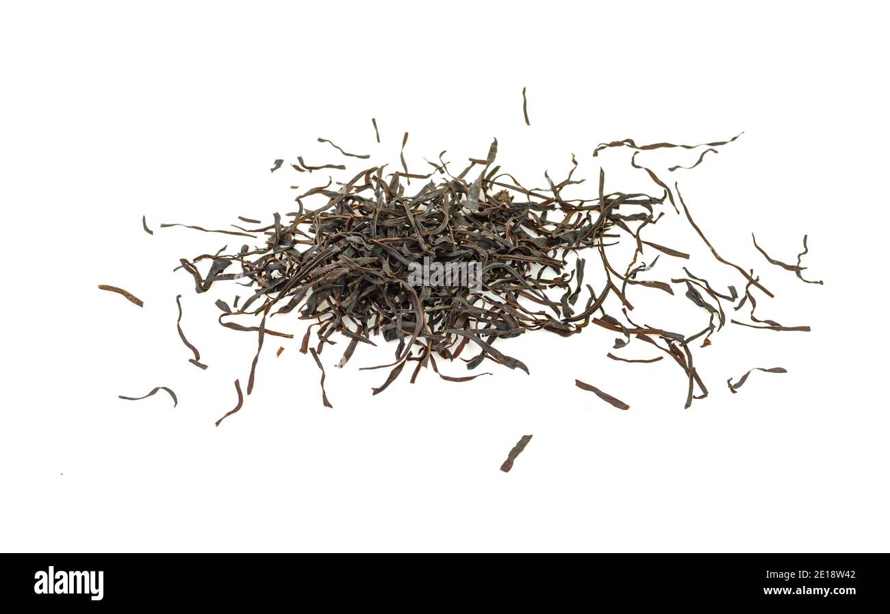 Arame. Dry seaweed isolated on white background. Sea vegetable Stock ...