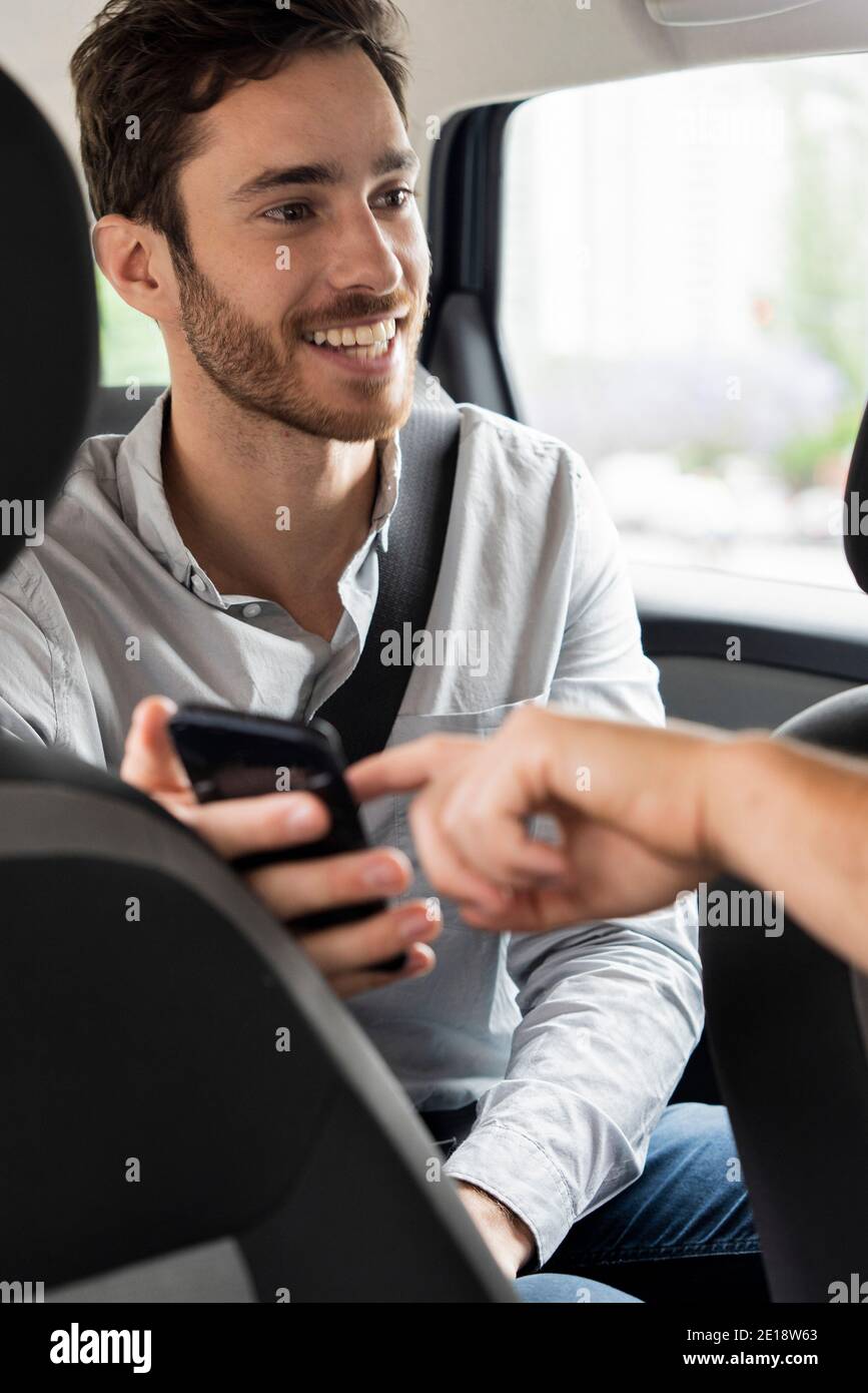 Car driver passenger cell hi-res stock photography and images - Alamy